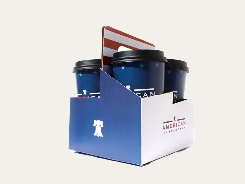 Custom Coffee Carrier Boxes | Custom Printed Coffee Carrier Packaging ...